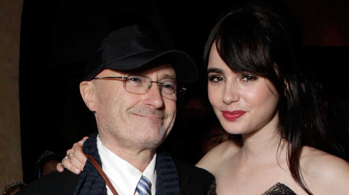 Así es la complicada relación de Lily Collins y su papá, Phil ...