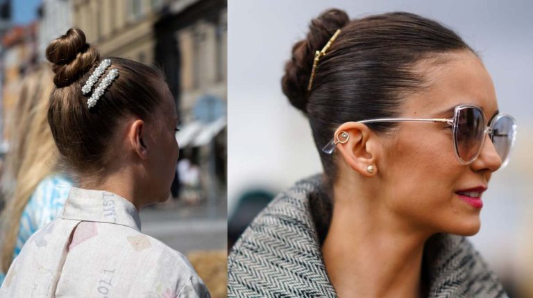 Peinados con chongo fáciles para pelo corto o largo