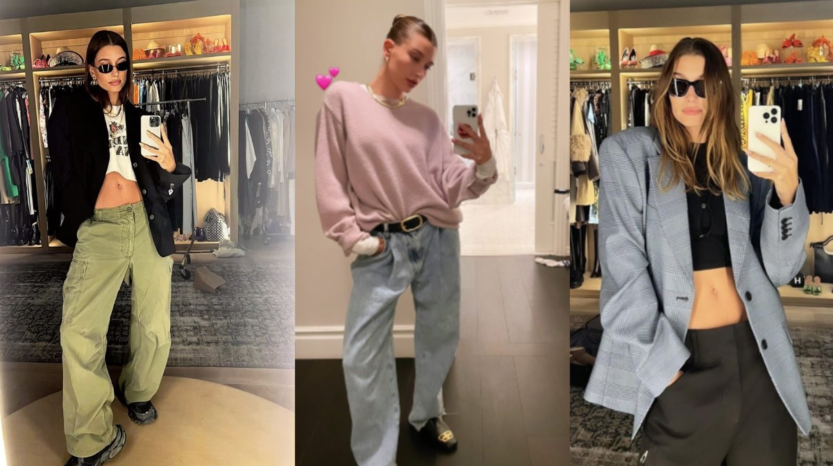 Cómo usar ropa 'oversized' y lucir tan sofisticada como Hailey Bieber ...